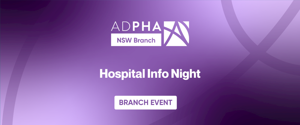 NSW Branch | AdPha hospital info night - Advanced Pharmacy Australia