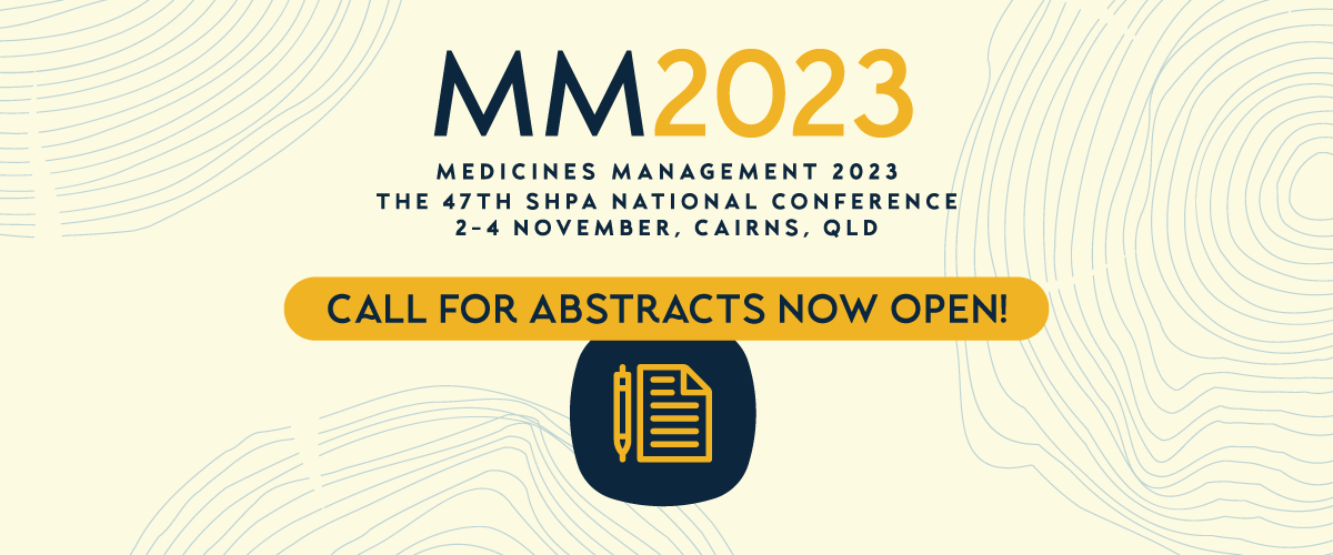 Call for abstracts opens for MM2023 - Advanced Pharmacy Australia